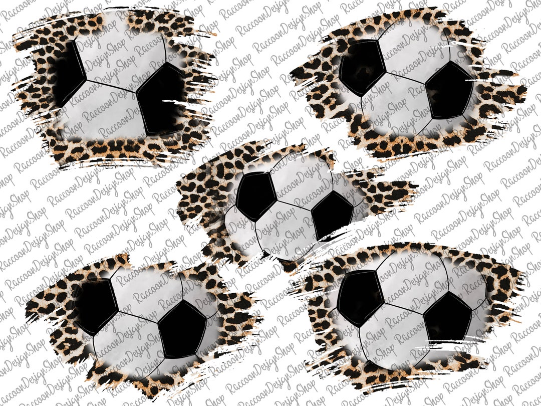 Soccer Leopard Patch, Soccer Patches Sublimation Png Bundle, Leopard ...