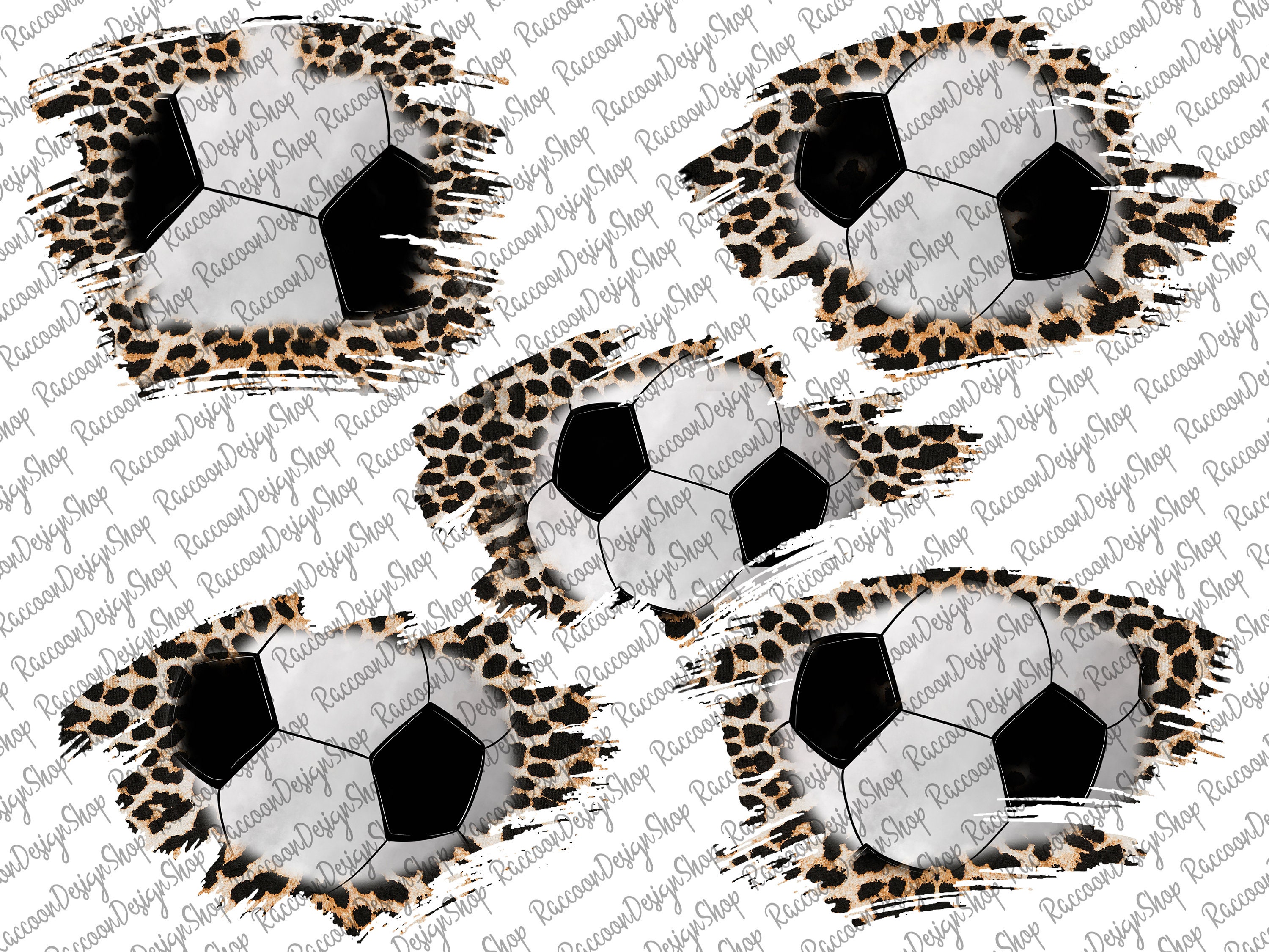 Glitter Sublimation Cheetah Print DtG Printing Football Game Day ...