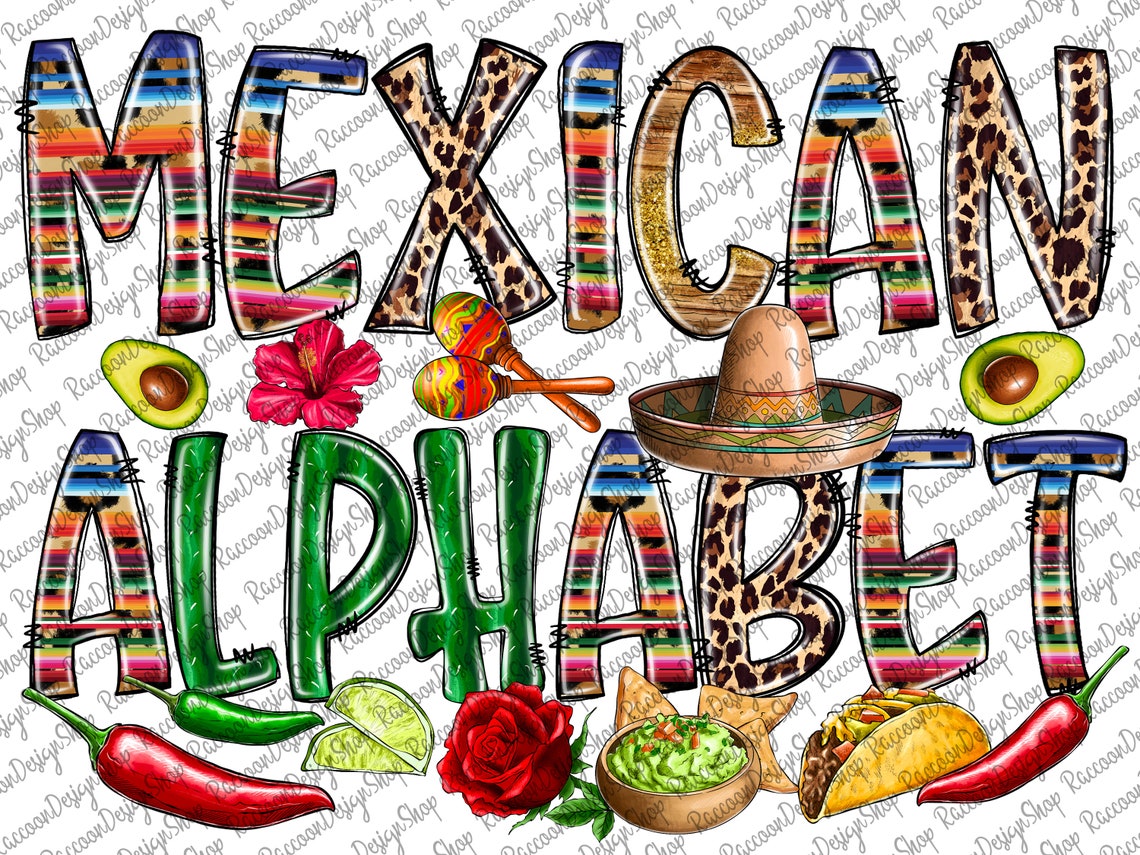 Mexico Alphabet,font Letters,western Alphabet,mexico Letters,mexican ...
