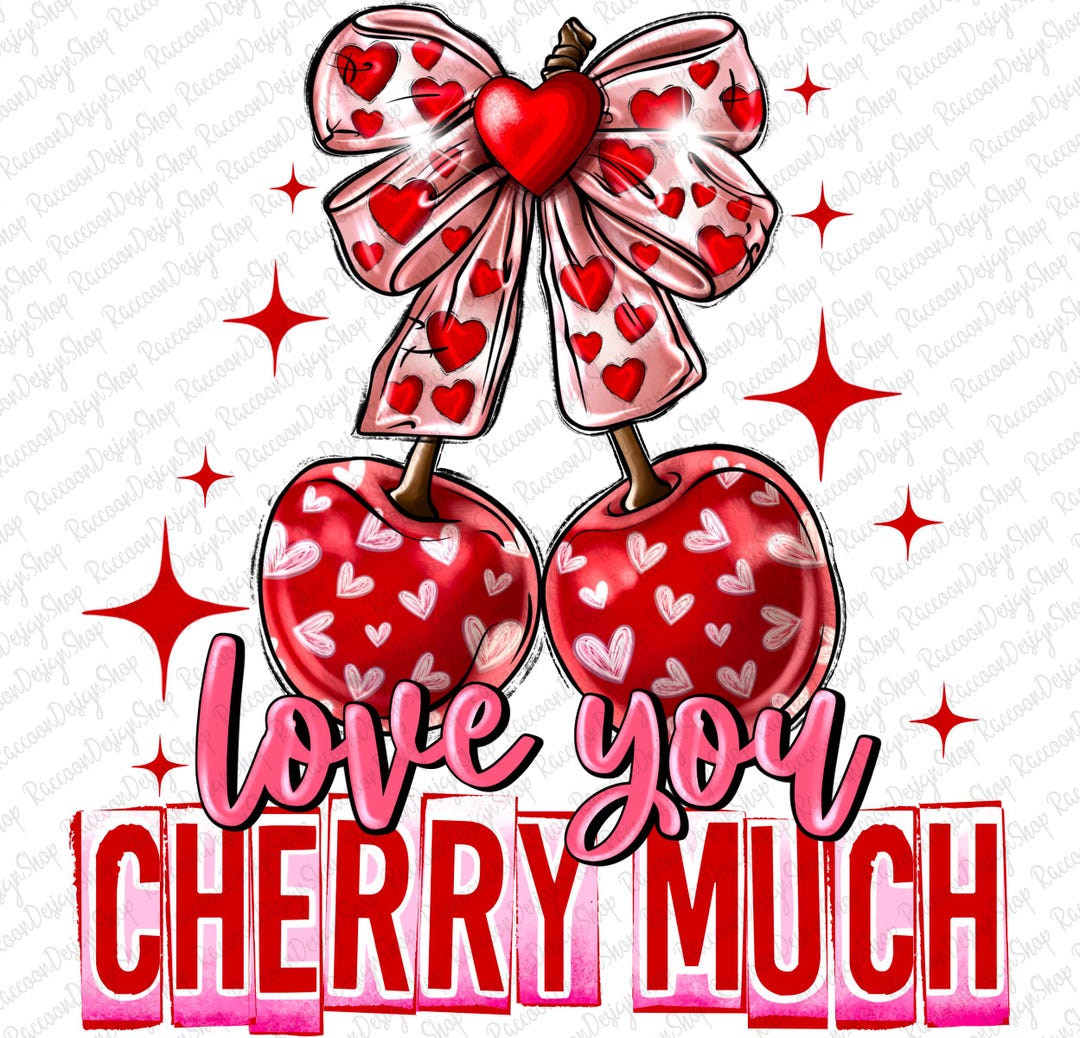 Love You Cherry Much Png,valentine Coquette Heart Png,valentines Png ...