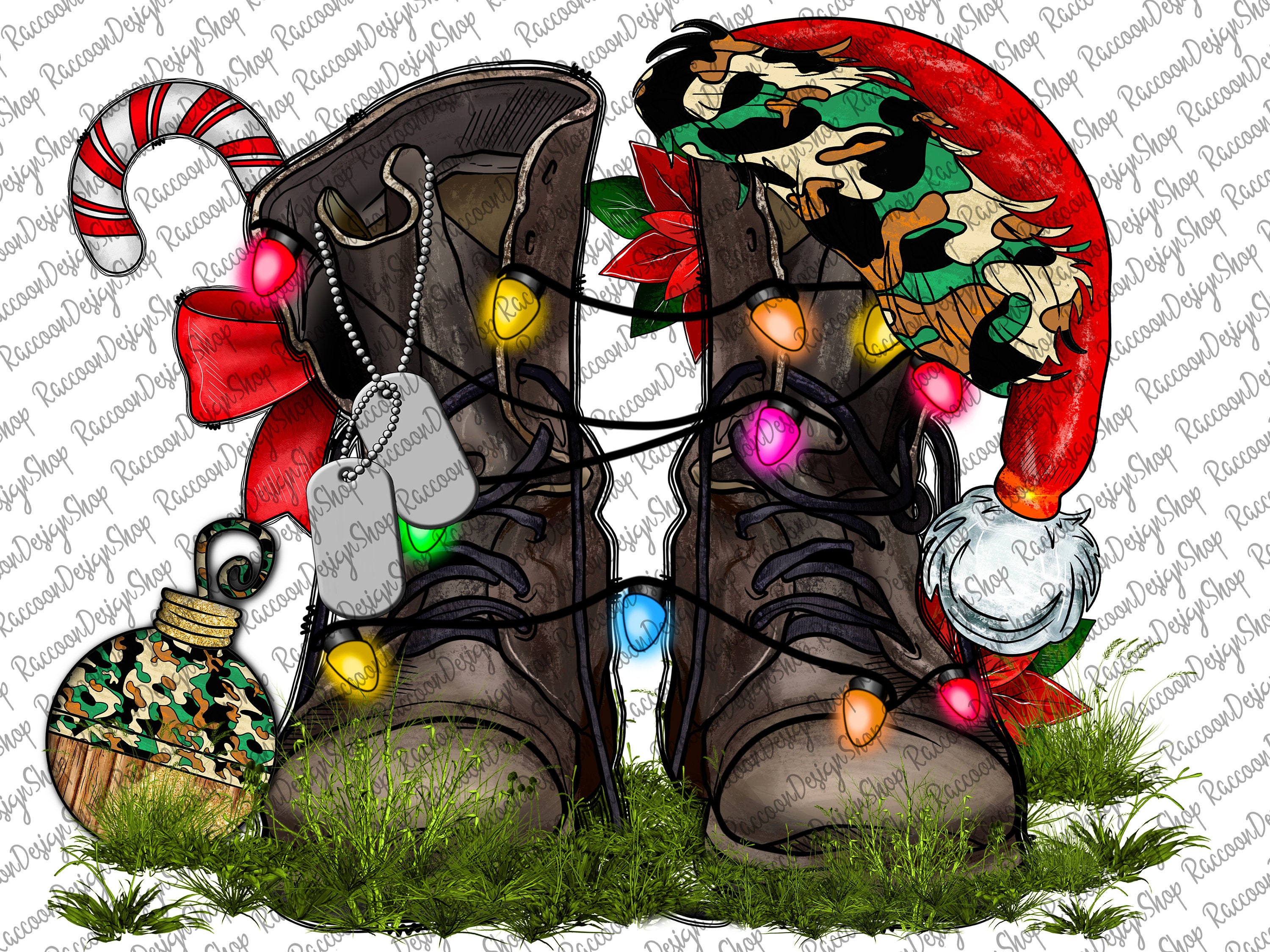 Army Christmas Veteran Christmas Png Camo Png Veteran - Etsy