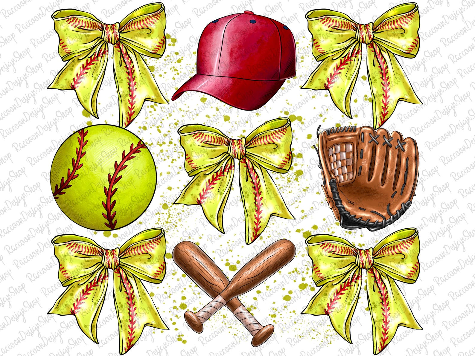 Softball Coquette Bow Png,softball Sublimation Designs,softball Png ...