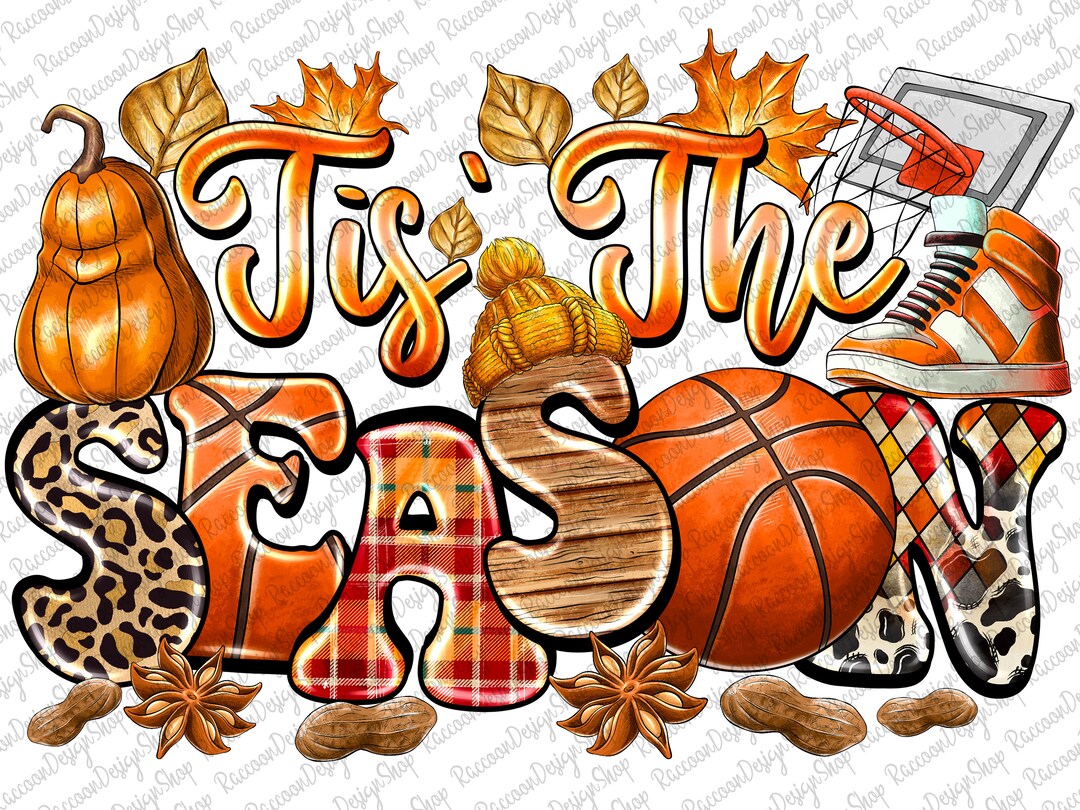 Tis the Season Fall Sport Ghost Png,fall Basketball,fall Basketball ...