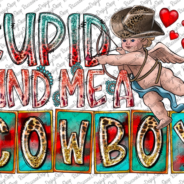 Cowboy Cupid Svg - Etsy