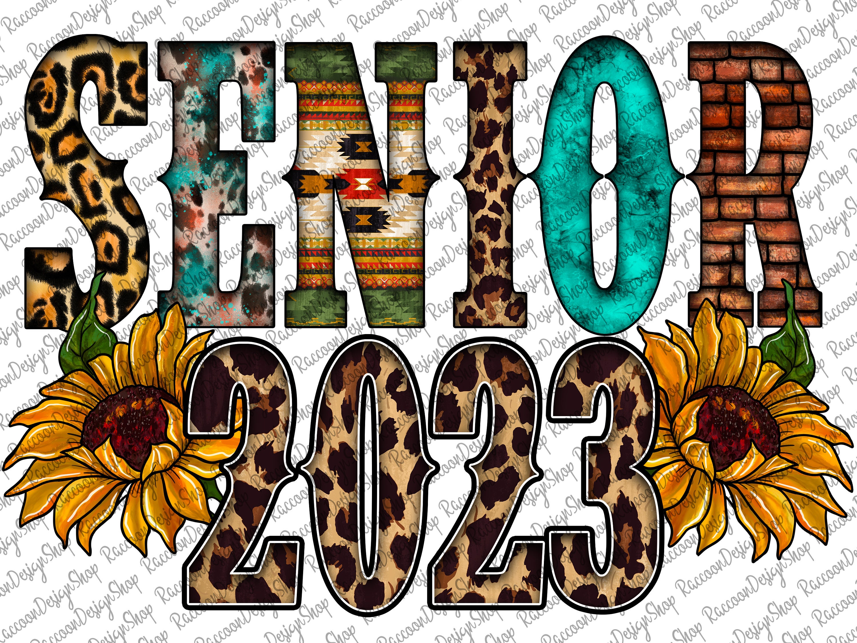 Senior 2023 Png File Digital Download Wester Senior 2023 - Etsy