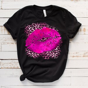 Pink Leopard Lips Png,valentines Day Pink Leopard,lips Clipart, Lips ...
