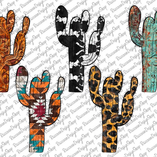 Cactus Leopard PNG Cactus Leopard Sublimation Designs - Etsy