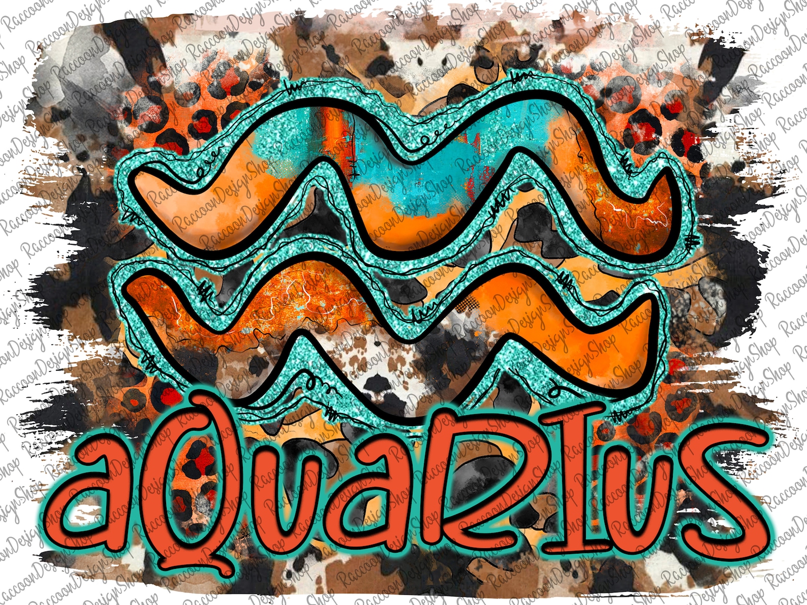 Aquarius Zodiac Png, Aquarius Design, Digital Download File, Birthday ...