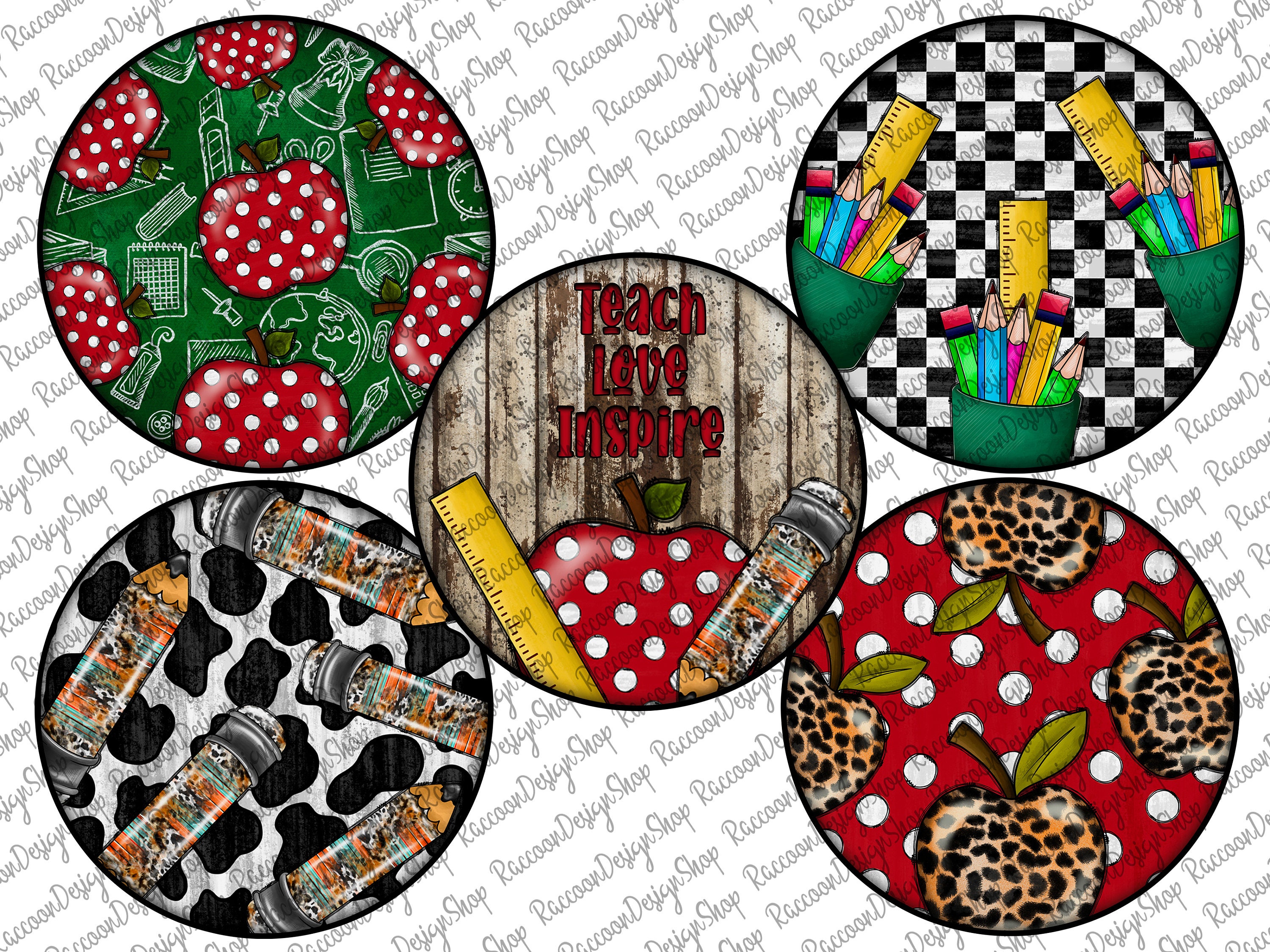 Teacher Car Coaster Bundle Templates Design Bundle PNG, Clip Art Design ...