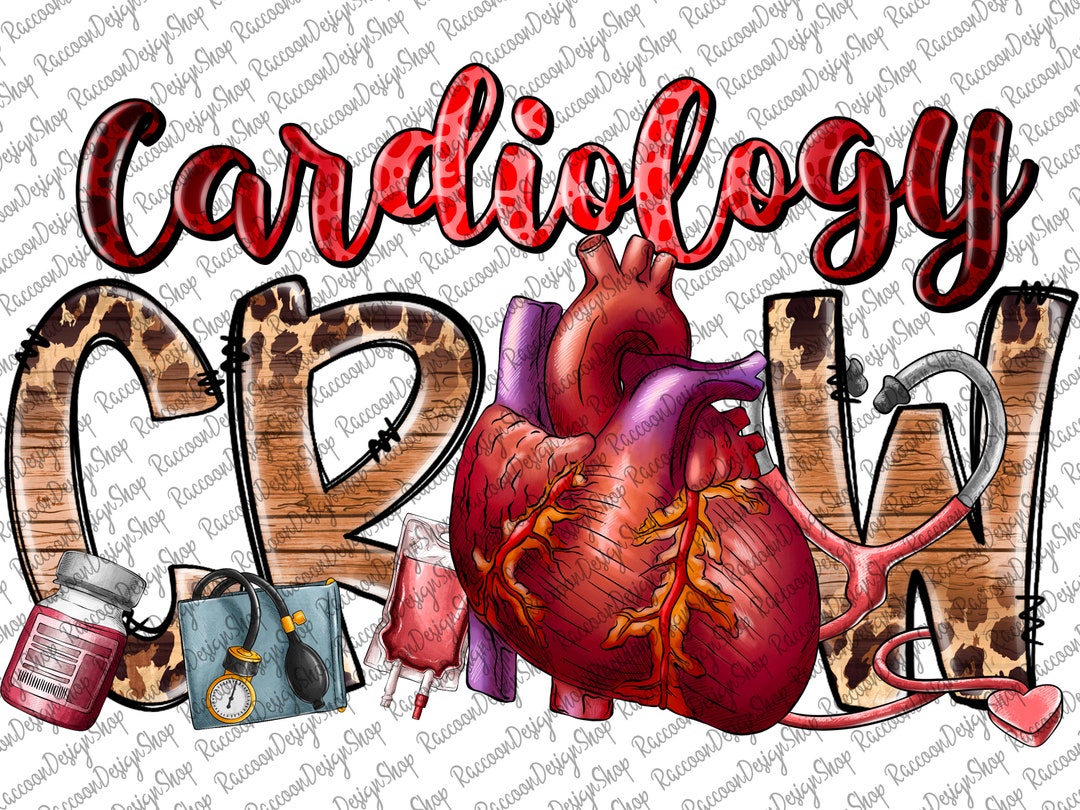 Cardiology Crew Png, Anatomical Heart Png Sublimation Design ...
