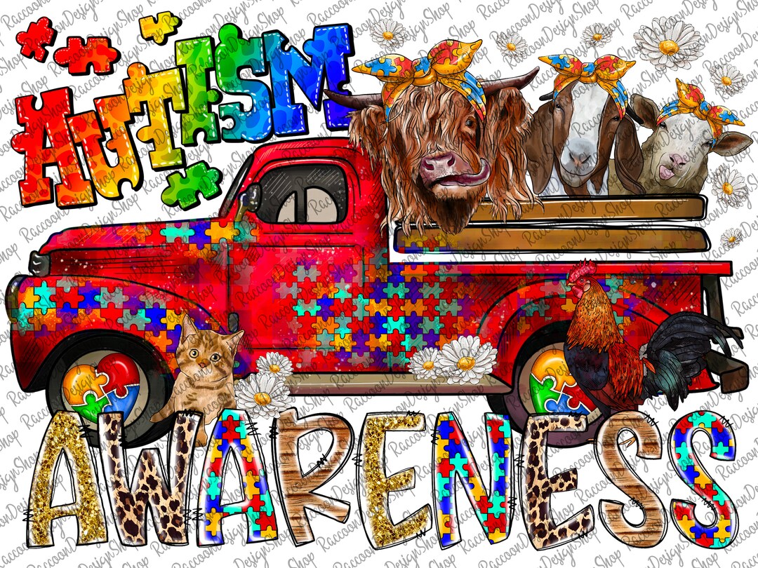Autism Farm Animals Truck Png, Truck Png,autism Cow,farm Animals Png ...