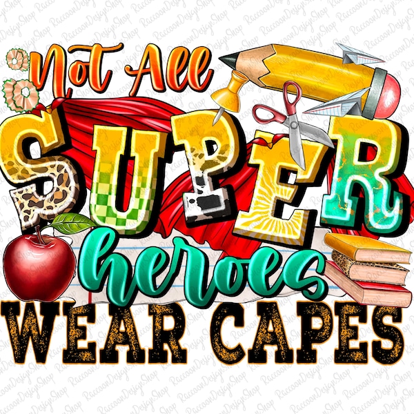 Super Teacher Cape - Etsy