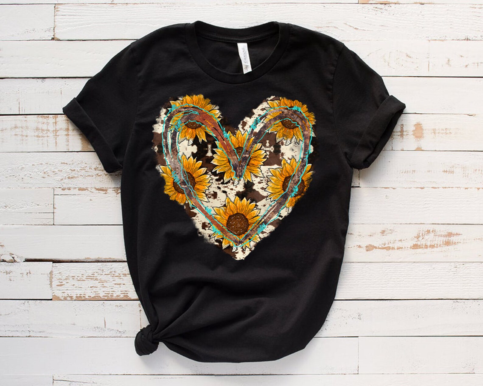 Cowhide Heart Png, Cowhide and Sunflower, Western Heart,cowhide Heart ...