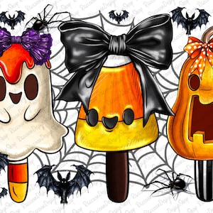 Halloween Ice Cream, Halloween Clipart, Spooky, Pumpkin, Ice Cream ...