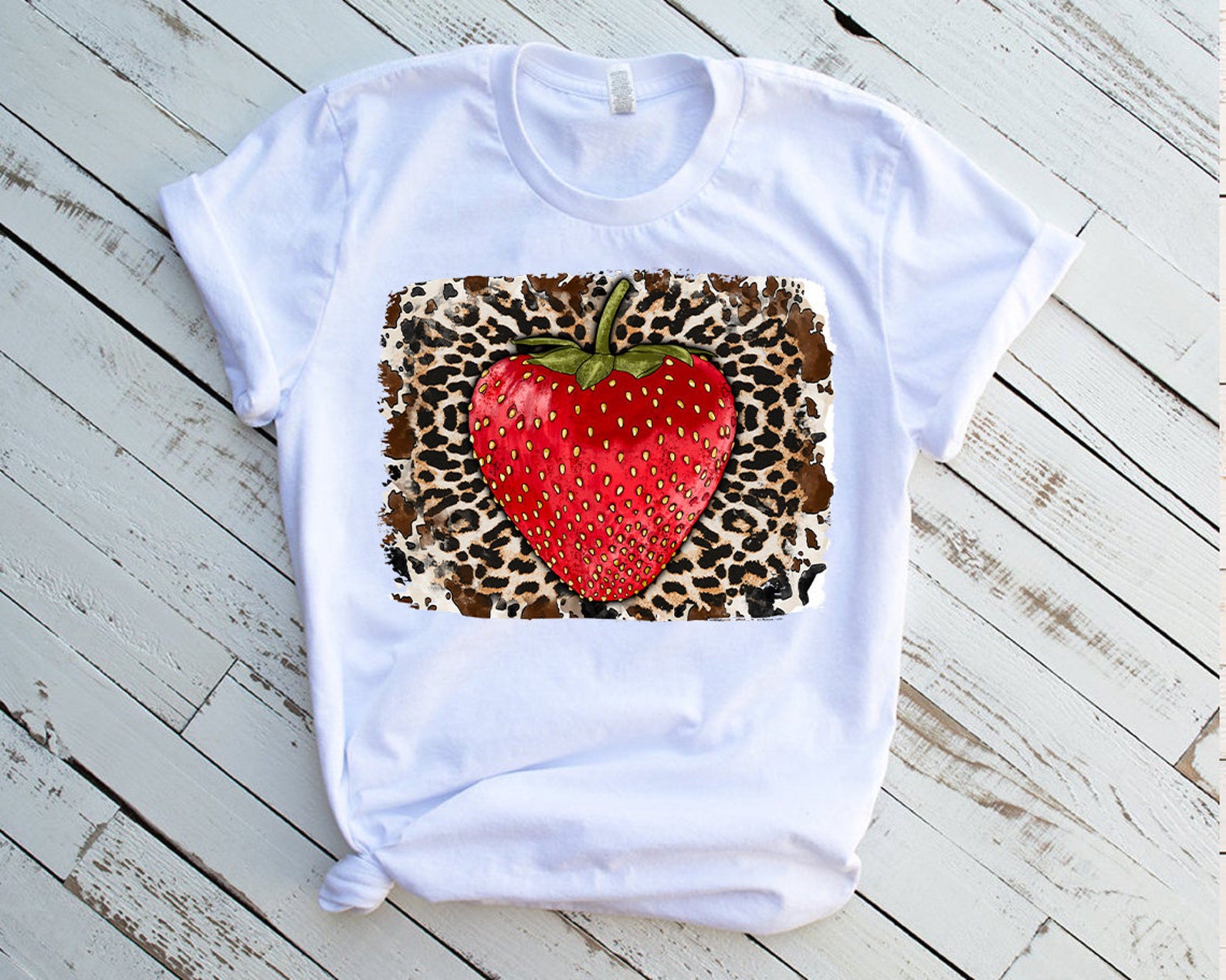 Leopard Strawberry, Strawberry Sublimation Download, Summer Png, Summer ...