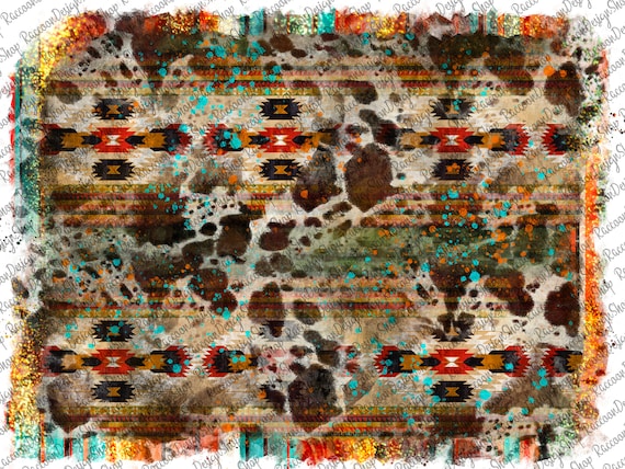 Leopard Aztec Distressed Background Design Leopard Background | Etsy