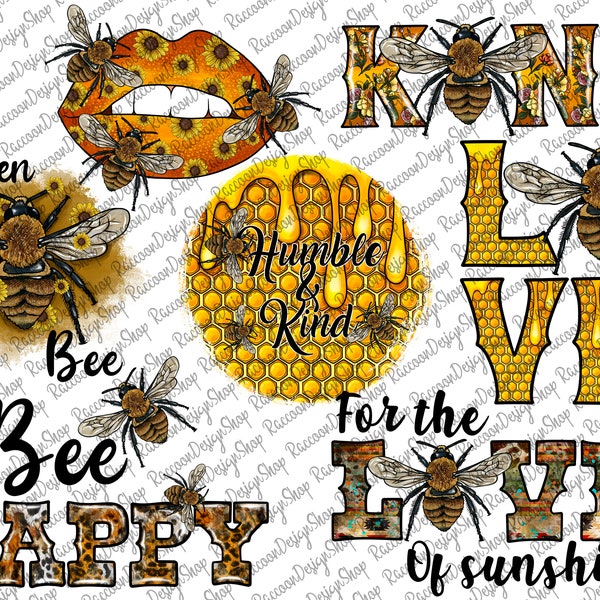 Bee Kind Png - Etsy