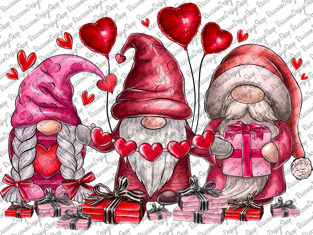 LOVE Gnome Png, Gnome Valentines Day, Gnome Happy Valentines Day ...