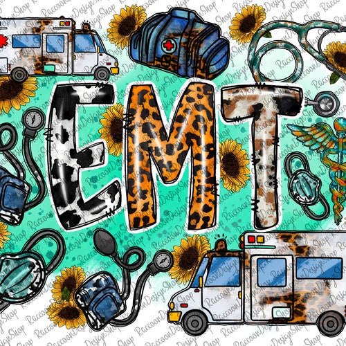 EMT Emergency Medical Technician Png Paramedic Ambulance - Etsy
