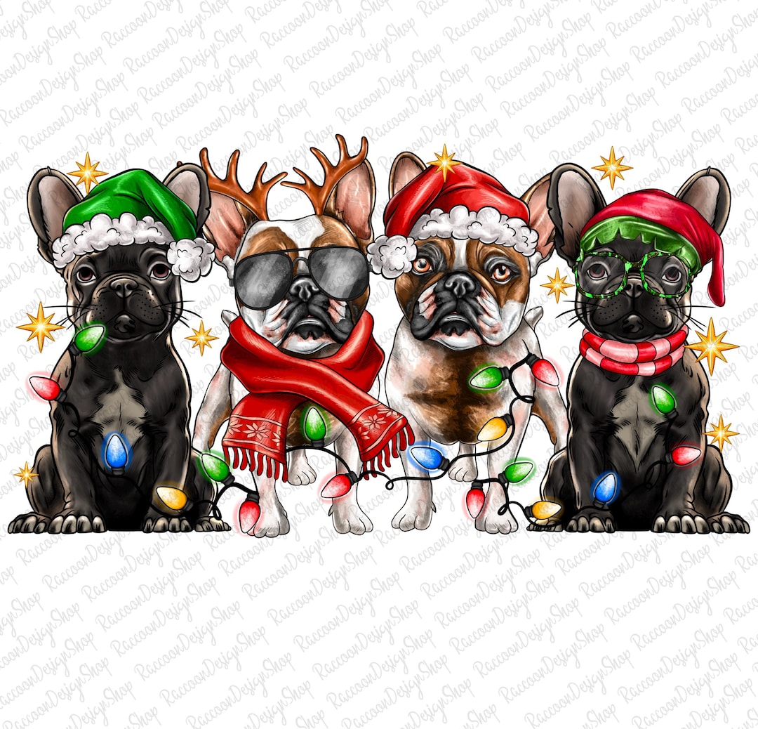Pug Christmas PNG, Cute Pug Dog Lover Christmas Sublimation Png ...