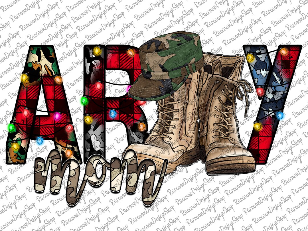 Christmas Army Mom Png Sublimation Design, Christmas Army Mom Png, Army ...