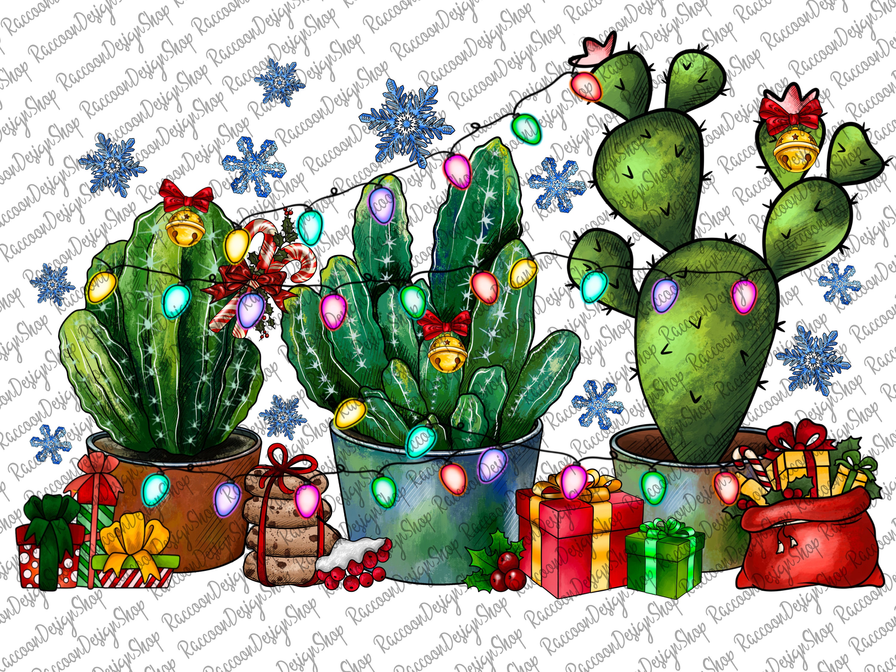 Christmas Cactus Clipart Images