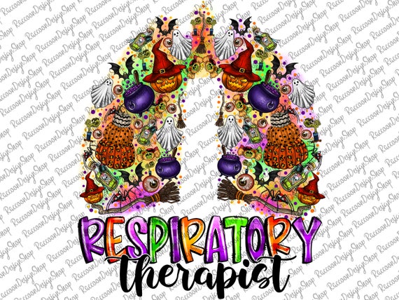 Respiratory Therapist Halloween Pngnurse Pngrespiratory - Etsy