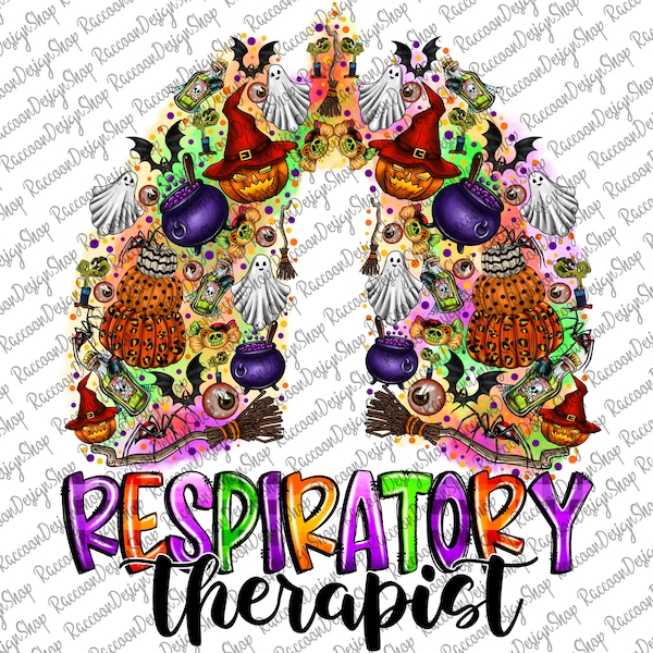 Halloween Respiratory Therapist Png - Etsy