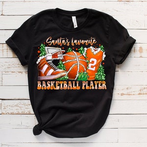 Santa's Favorite Basketball Player for Christmas Png Sublimation Design ...