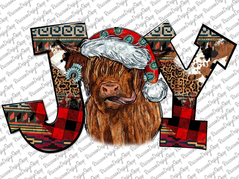 Joy Cow, Joy Christmas, Farm Animals Png,merry Christmas Y'all ...