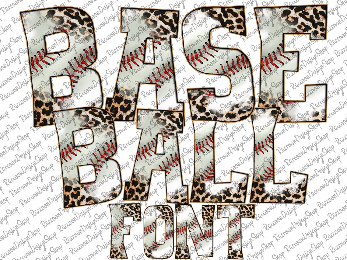 Baseball Alphabet Letters PNG Bundle Baseball Sports Doodle - Etsy