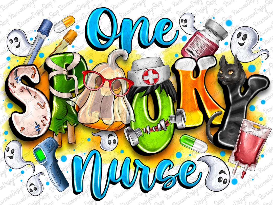 One Spooky Nurse Png,nurse Png, Nurse Halloween Png,ghost Nurse Png ...