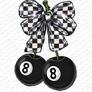 Poll 8 Ball Cherry PNG, Checkered Cherry,pool 8 Ball Png, Pool Player ...