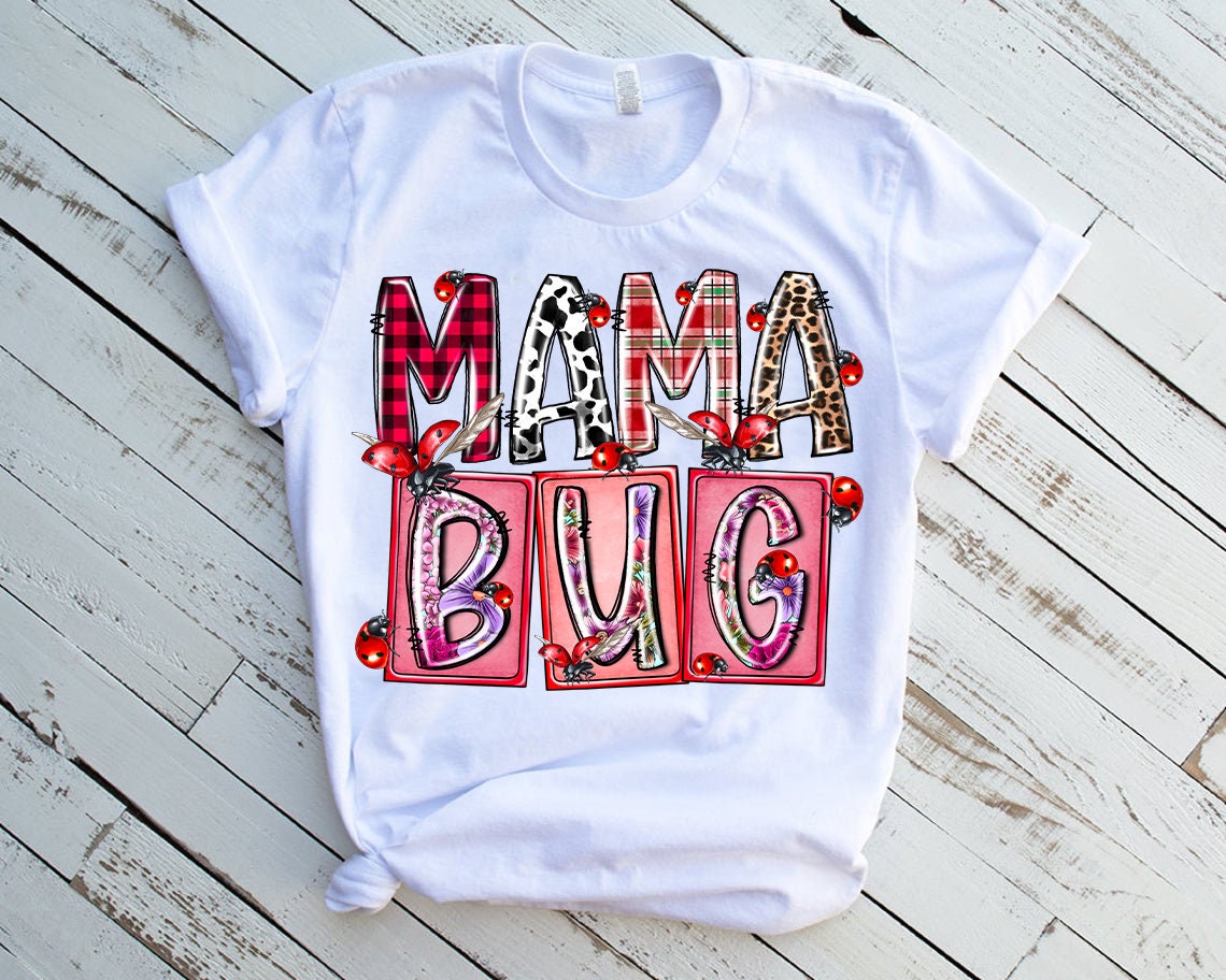 Mama Bug Png Sublimation Design Download Valentine's Day - Etsy