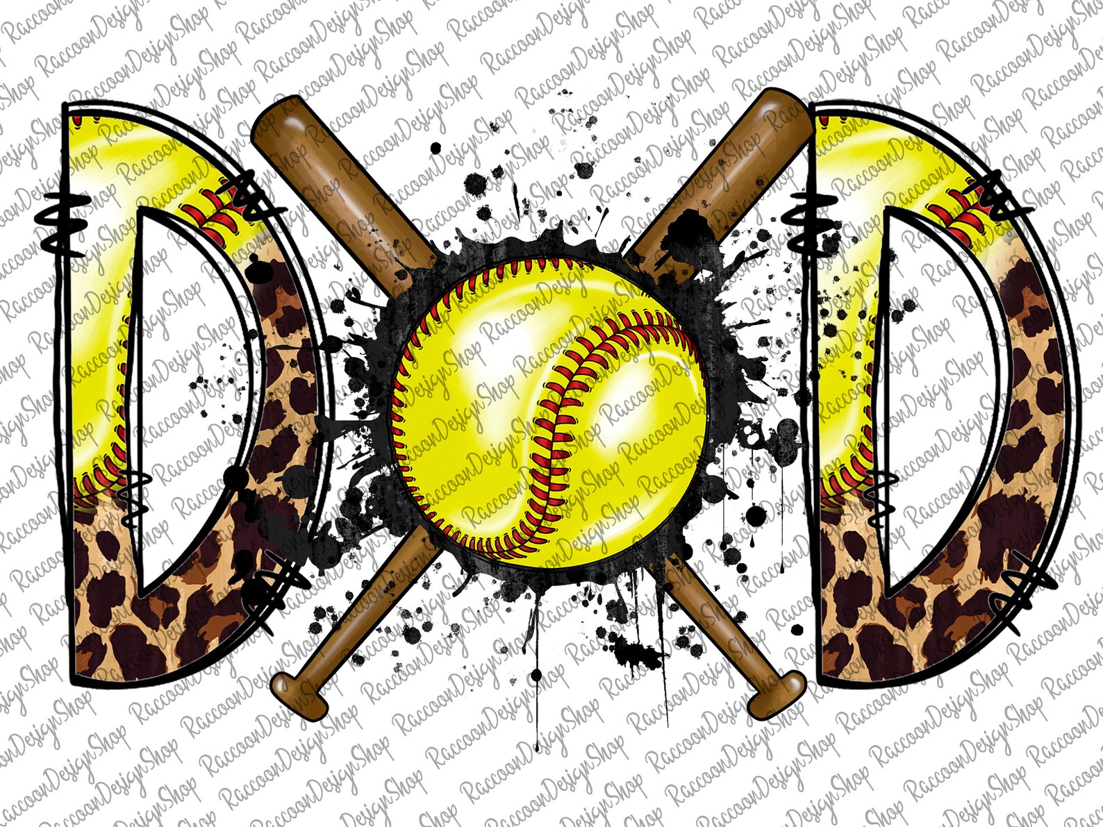 Softball Dad Softball Cliparttransparent PNG File for - Etsy