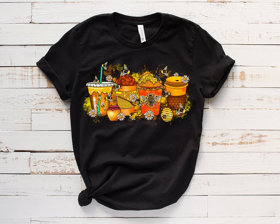 Bee Drink Png, Sublimation Design, Bee Coffee, Drink Png, Bee Kind, Bee ...