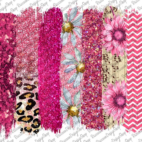 Pink Brush Strokes Background Sublimation Design Gold Stroke - Etsy