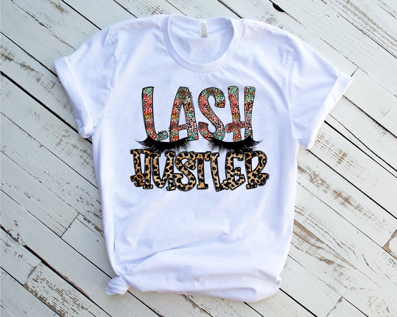Lash Hustler PNG Eye Lashes Leopard Sublimation Design - Etsy