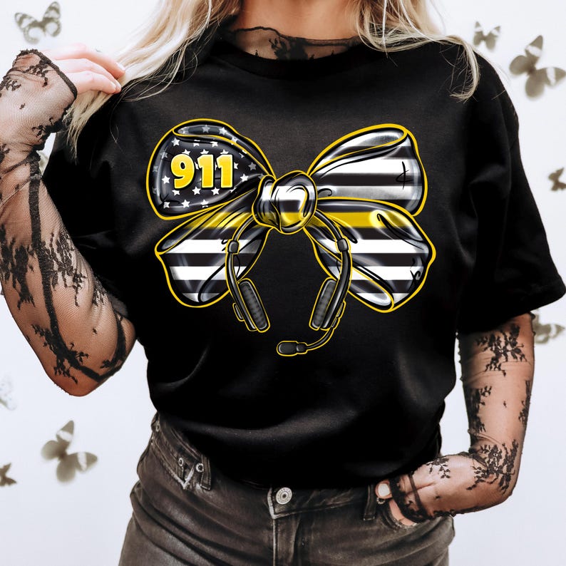 Dispatcher 911 Coquette Bow Png, 911 Coquette Bow,dispatcher Png ...