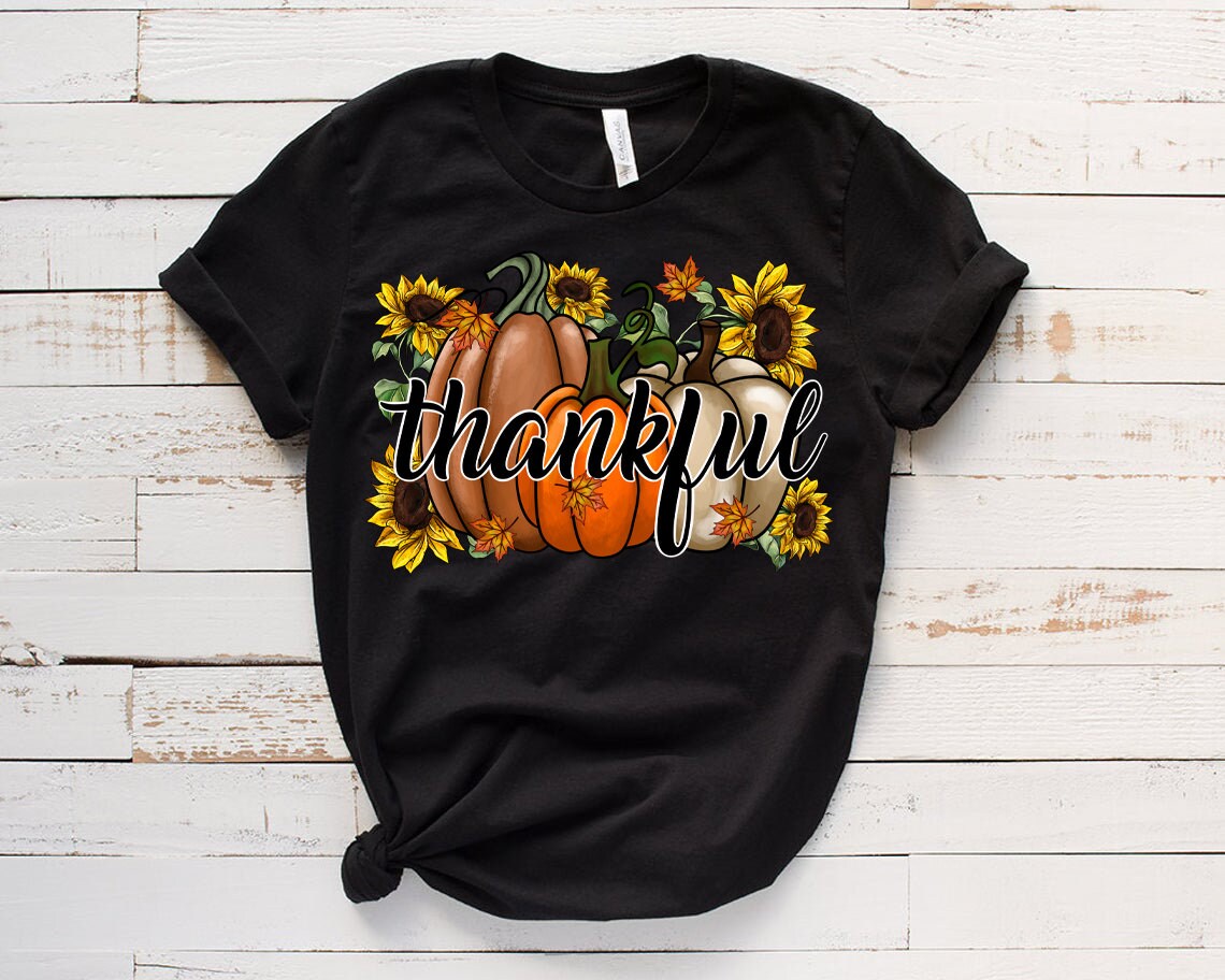 Thankful Pumpkin Png Fall Sublimation Designs Downloads - Etsy