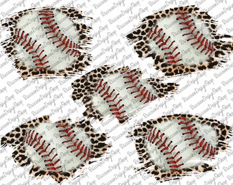 Cheetah Print Baseball SVG/PNG - Etsy