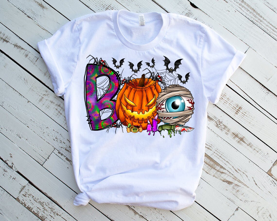 Boo Halloween PNG Spooky Png Pumpkinsublimation Designs - Etsy
