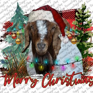 Christmas Boer Goat, Christmas Goat,digital Download,png,christmas ...