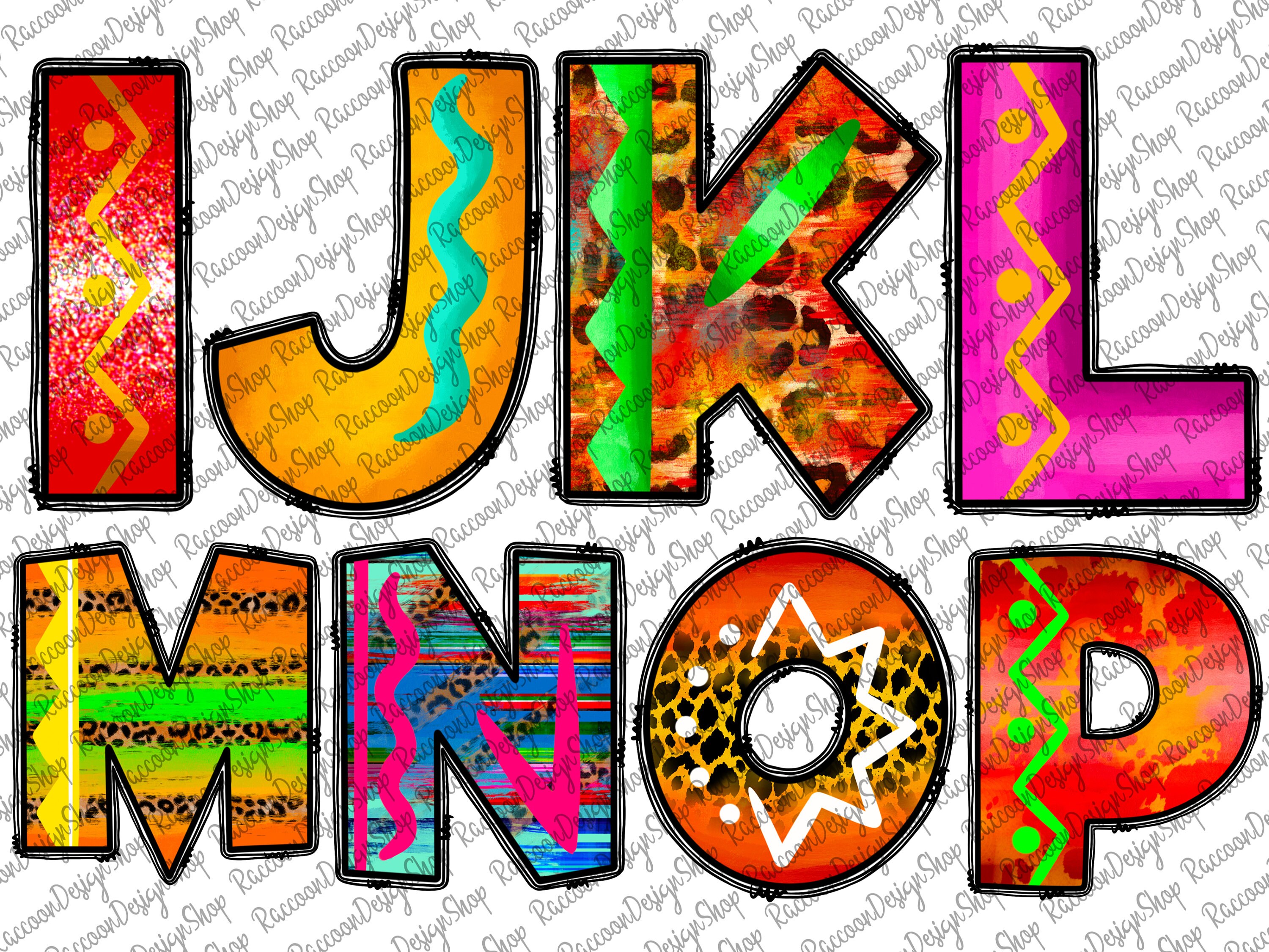 Mexico Alphabetfont Letterswestern Alphabetmexico - Etsy