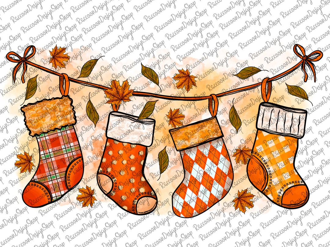 Fall Sock Png It is Fall Y'all Pngpumpkin Clipartfall - Etsy