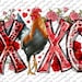 Xoxo Chicken Png, Happy Valentine's Day Png, Chicken Png, Xoxo ...