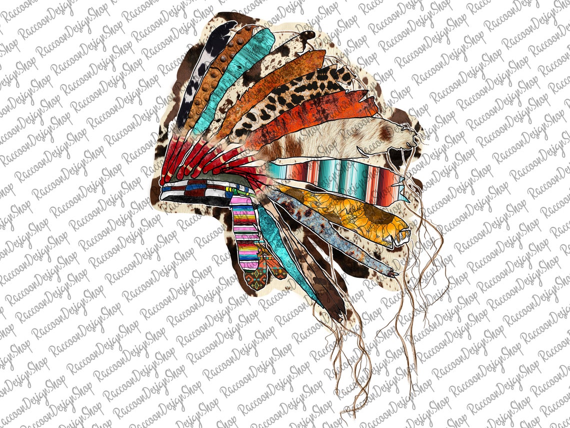 Headdress Western Distressed Headdress Leopard Headdress - Etsy