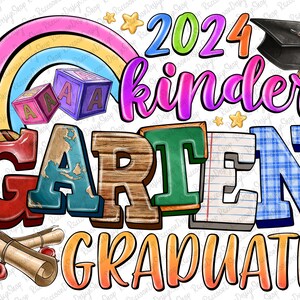 Kindergarten Graduate 2024 Png, Kinder Graduate 2024 Png, Kindergarten ...