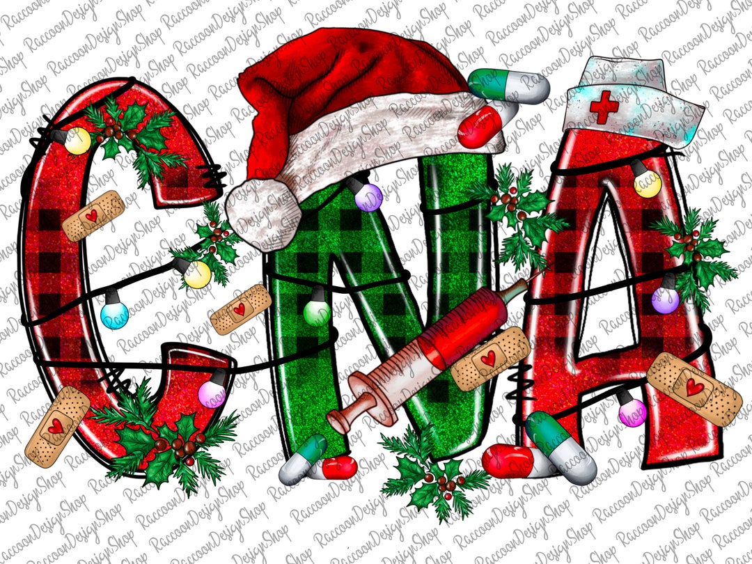 CMA Png, Nurse Christmas Png, Merry Christmas, Nurse Png, Stethoscope ...
