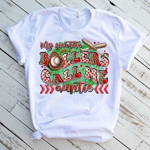 My Favorite Ballers Call Me Auntie Png, Baseball Auntie, Baseball ...